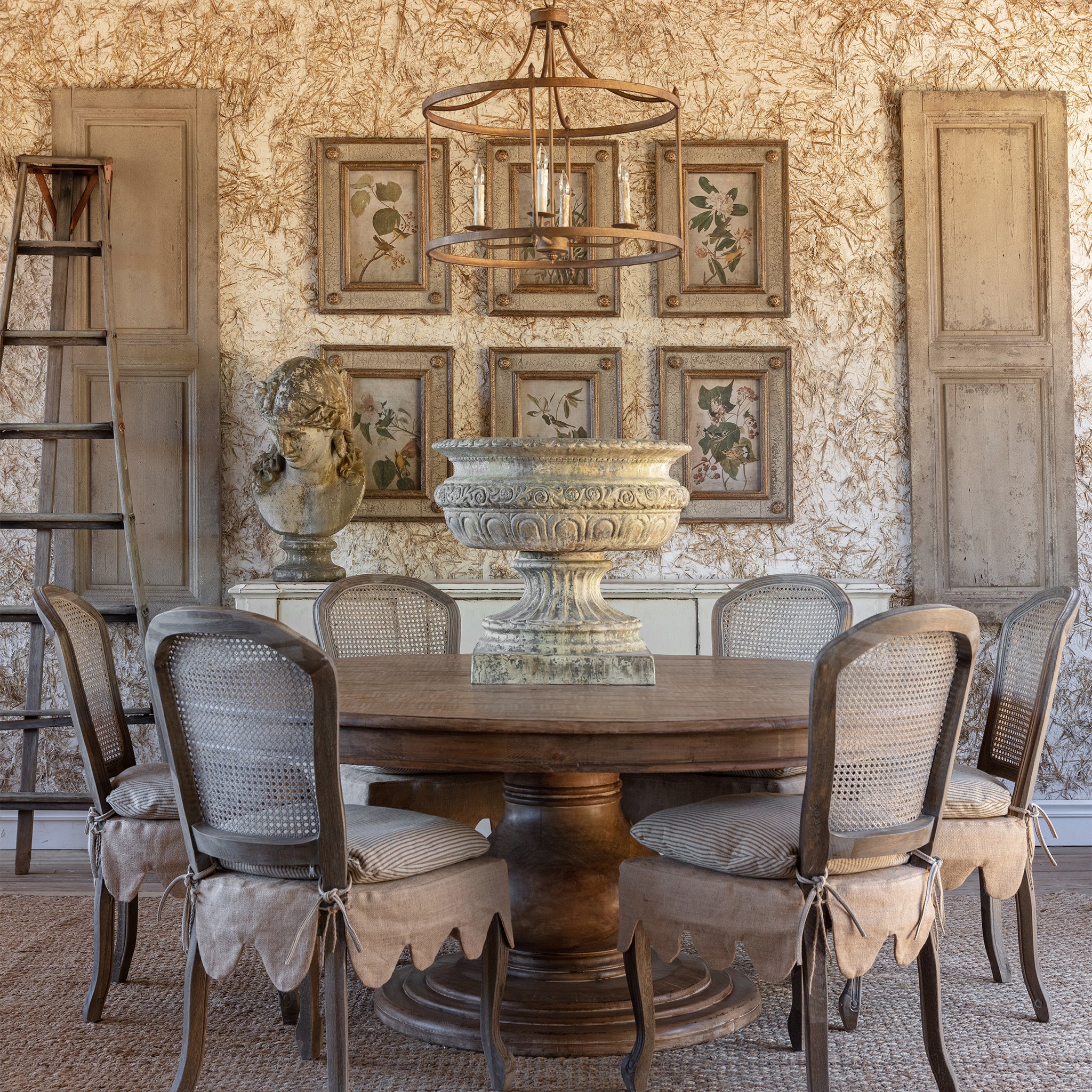 Versailles Round Pedestal Dining Table - Wisteria: Premium Furniture ...